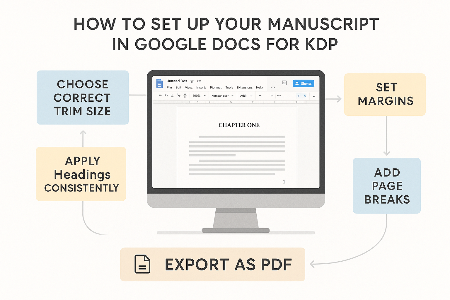 How to Format a Book in Google Docs for KDP - BookBeam