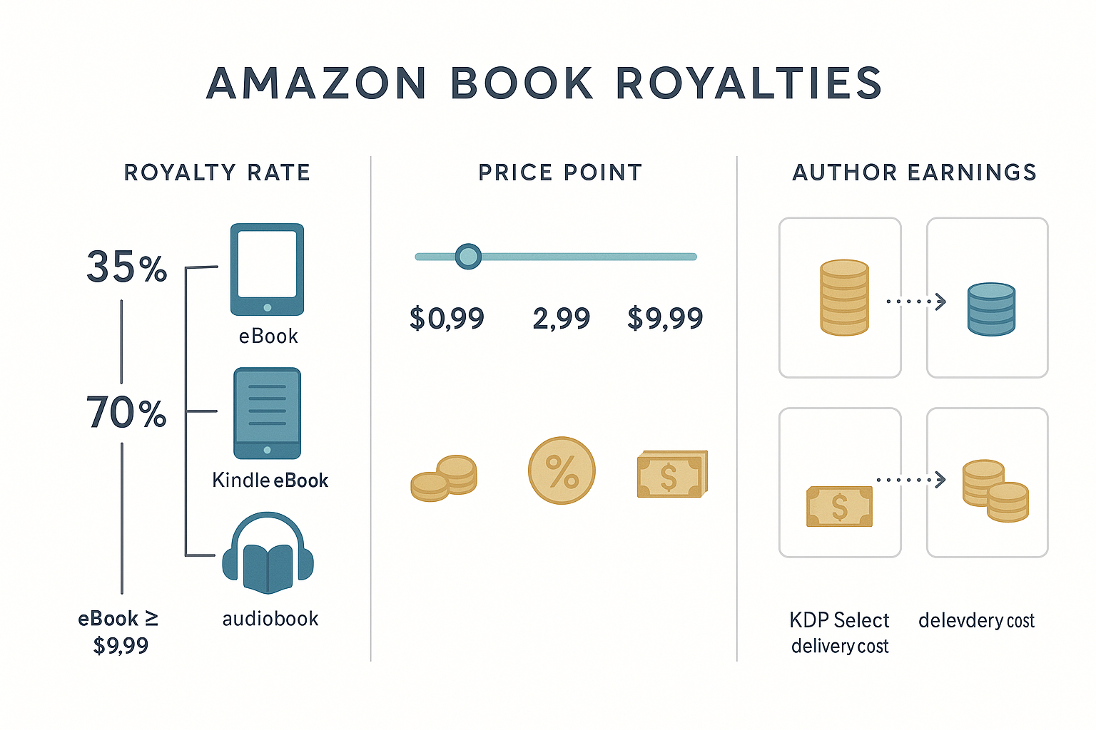 KDP Royalty System Explained: Amazon Book Royalties and Earnings - BookBeam