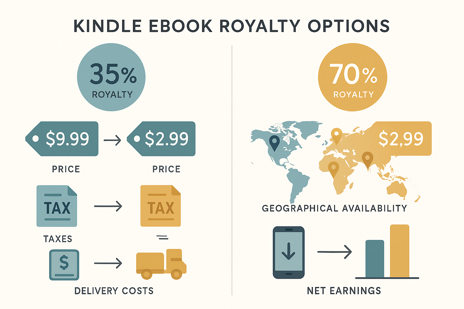 KDP 35 vs 70 Royalty Guide for Choosing the Right Ebook Pricing ...